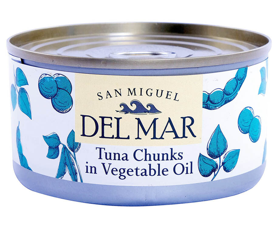 SAN MIGUEL DEL MAR TUNA CHUNKS IN VEG OIL 185G – Magic Star Supermarket