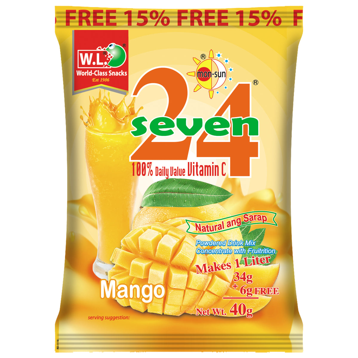 24/SEVEN MANGO 40G – Magic Star Supermarket
