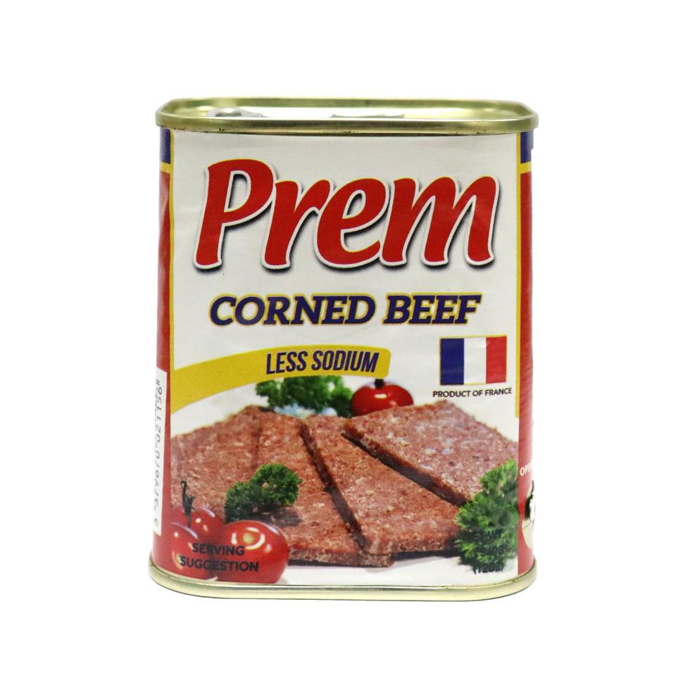PREM CORNED BEEF LESS SODIUM 340G – Magic Star Supermarket