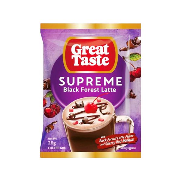 GREAT TASTE SUP BLACK FOREST LATTE 26G – Magic Star Supermarket