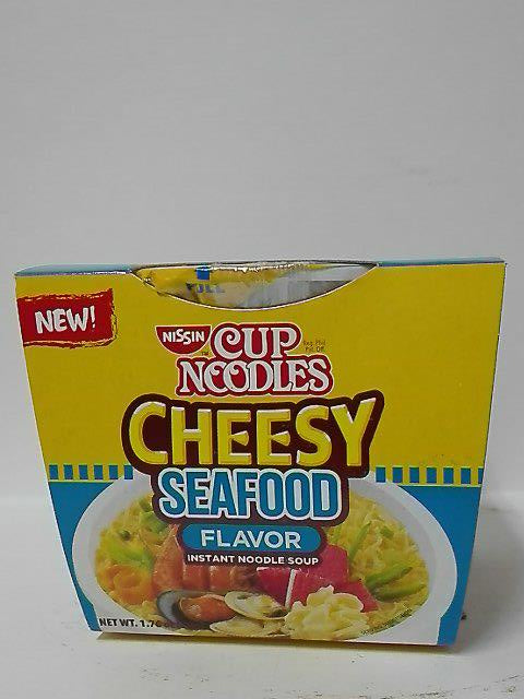NISSIN MINI CUP CHEESY SEAFOOD 50G – Magic Star Supermarket