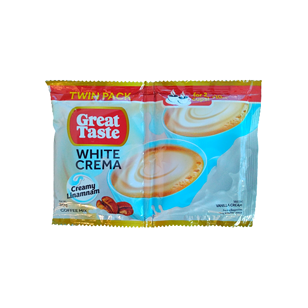 GREAT TASTE WHITE CREMA TWIN 50G – Magic Star Supermarket