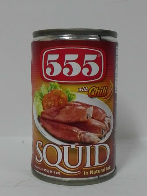 555 SQUID W/CHILI 155GM – Magic Star Supermarket