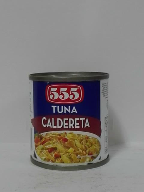 555 TUNA FLAKES CALDERETA 110GM – Magic Star Supermarket