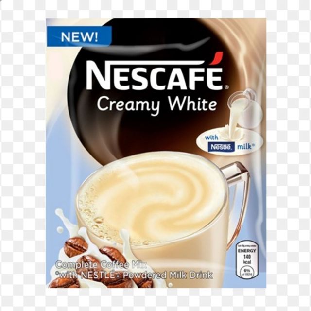 Nescafe Creamy White Logo Nescafe Sweet & Creamy Instant Coffee Mix