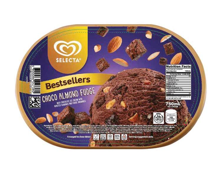 SELECTA IH CHOCO ALMOND FUDGE 475ML – Magic Star Supermarket