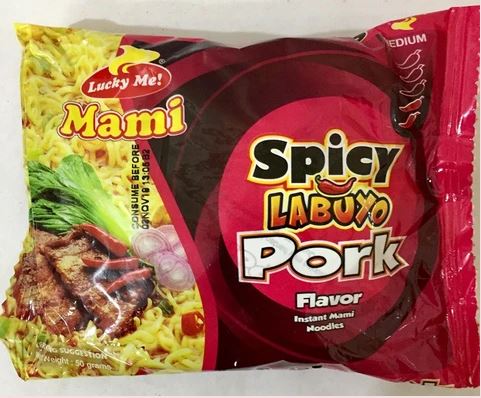 LUCKY ME SPICY LABUYO PORK 50G – Magic Star Supermarket