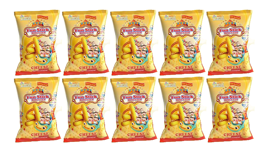 ALIBABA FUN STICK CHEESE 20GX10 – Magic Star Supermarket
