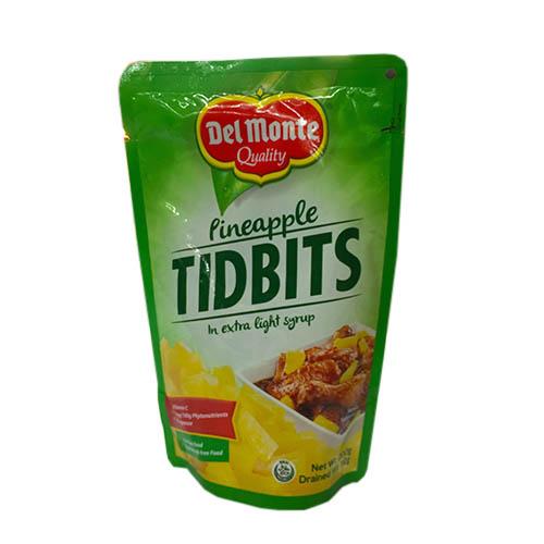 DEL MONTE PINEAPPLE TIDBITS 200G SUP – Magic Star Supermarket