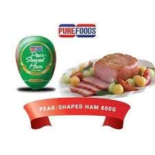 PURE FOODS PEAR-SHAPE HAM 800GM – Magic Star Supermarket