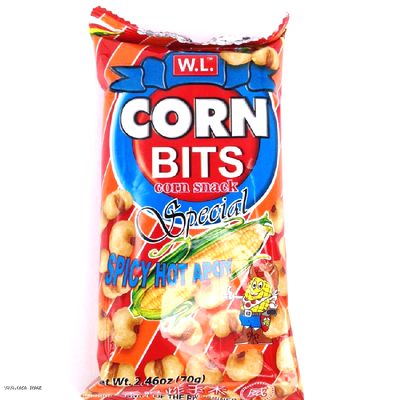 CORN BITS SPICY HOT APOY 70G – Magic Star Supermarket